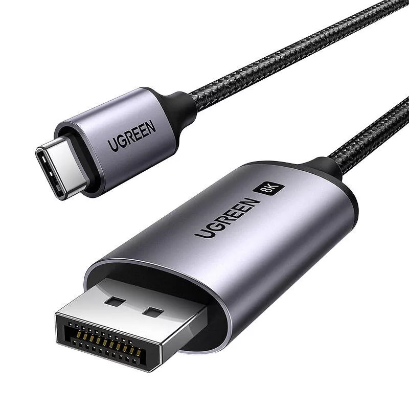 UGREEN CM556 USB-C - DisplayPort kábel - 8K 3m (fekete) - Ka